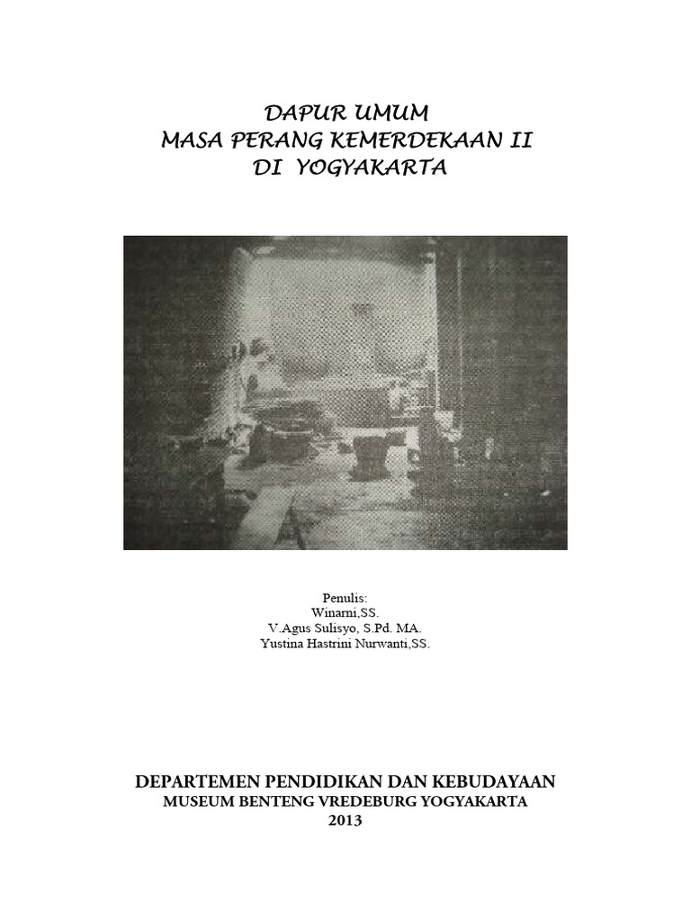 Kajian Koleksi Dapur Umum | PDF