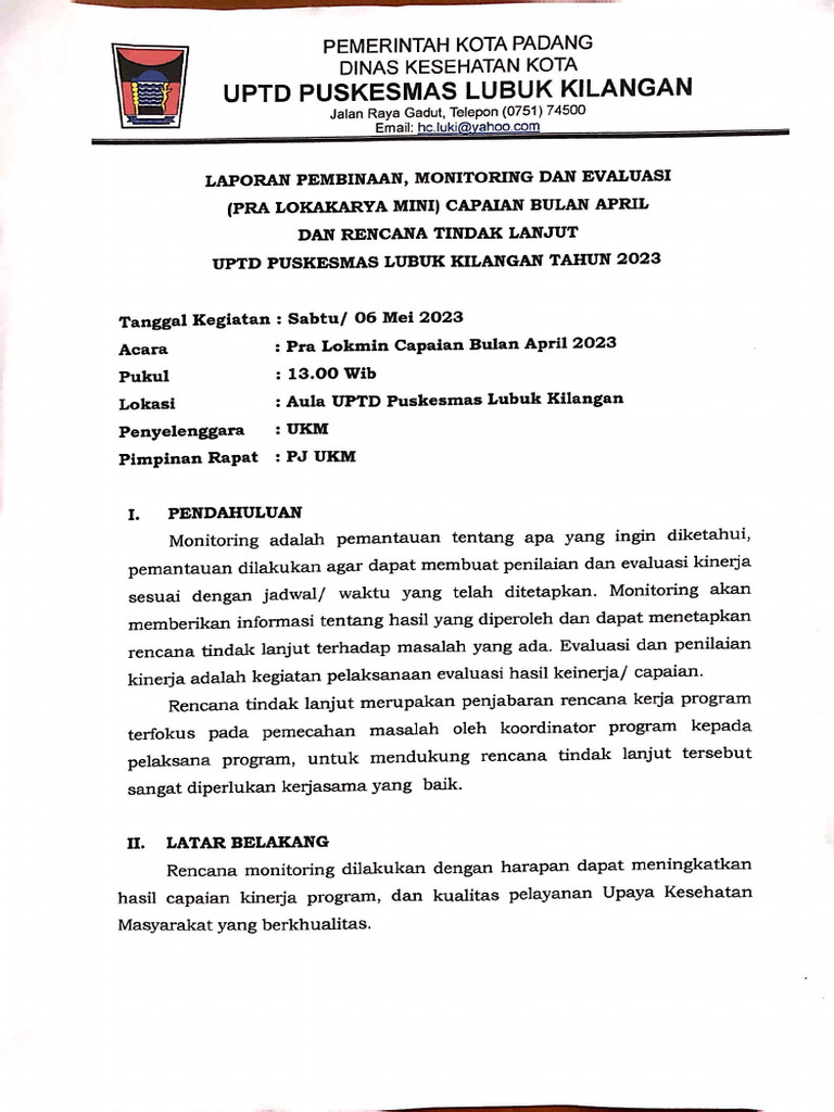 Bukti Hasil Tindak Lanjut Umpan Balik | PDF