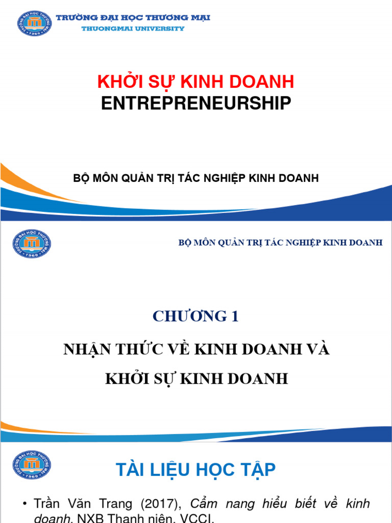 SlideBaiGiang KH I S Kinh Doanh | PDF