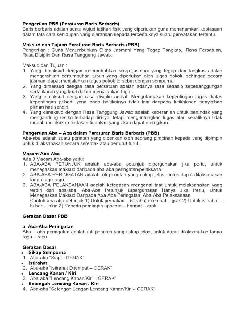 Pengertian PBB | PDF