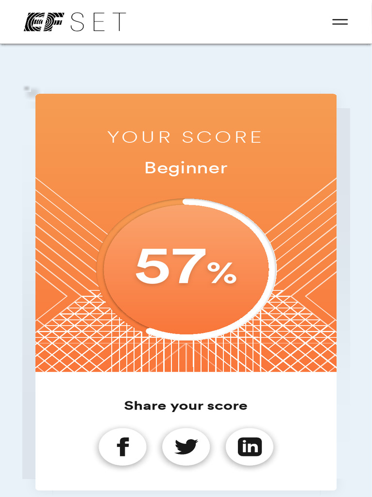 EF SET Quick Check Results | PDF