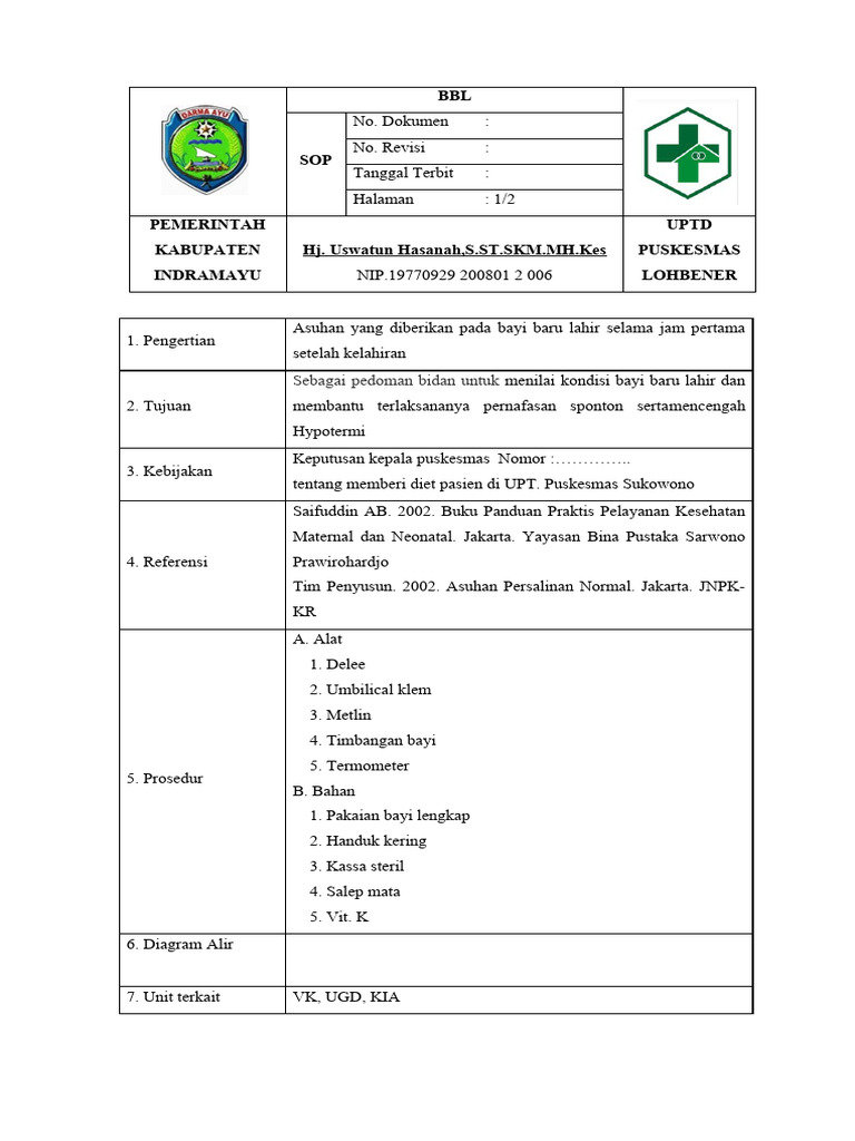 Sop-Penanganan-Bbl | PDF