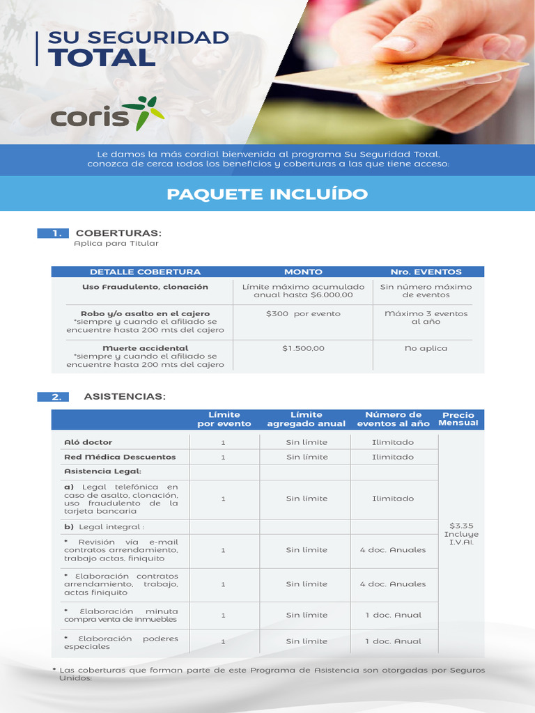 Coris-Su Seguridad Total-Afiliado | PDF