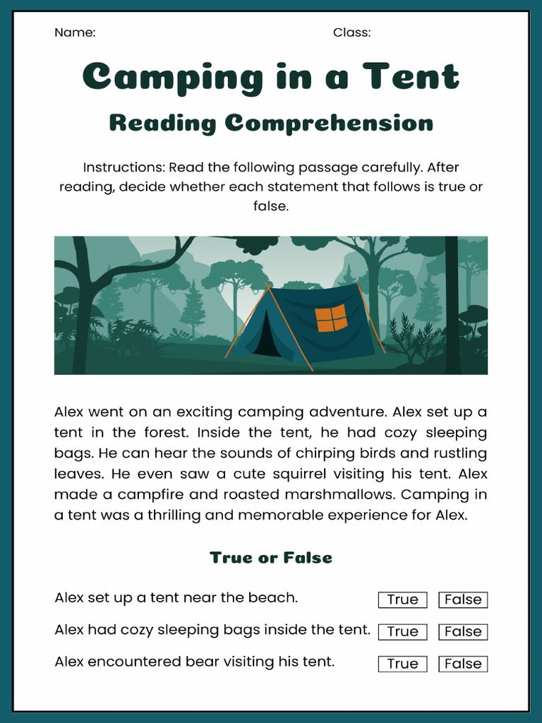Colorful Types of Houses Reading Comprehension English Worksheet | PDF