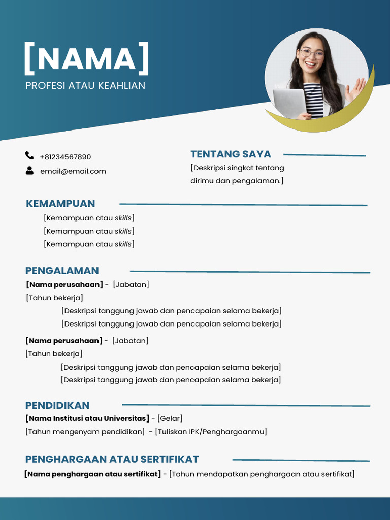 Contoh CV | PDF | Karier & Perkembangan