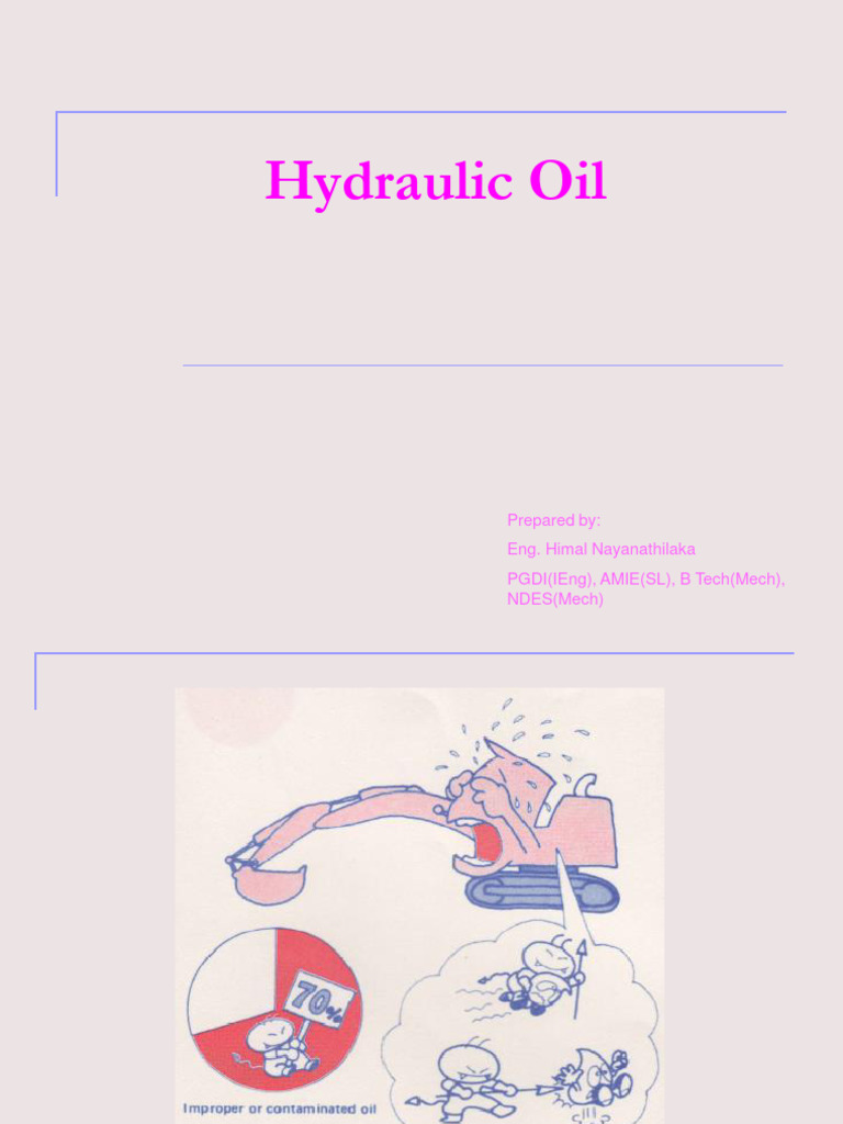 Hydraulic Oil | PDF | Pump | Process Engineering