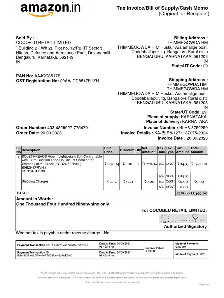 Invoice | PDF | Invoice | Trade