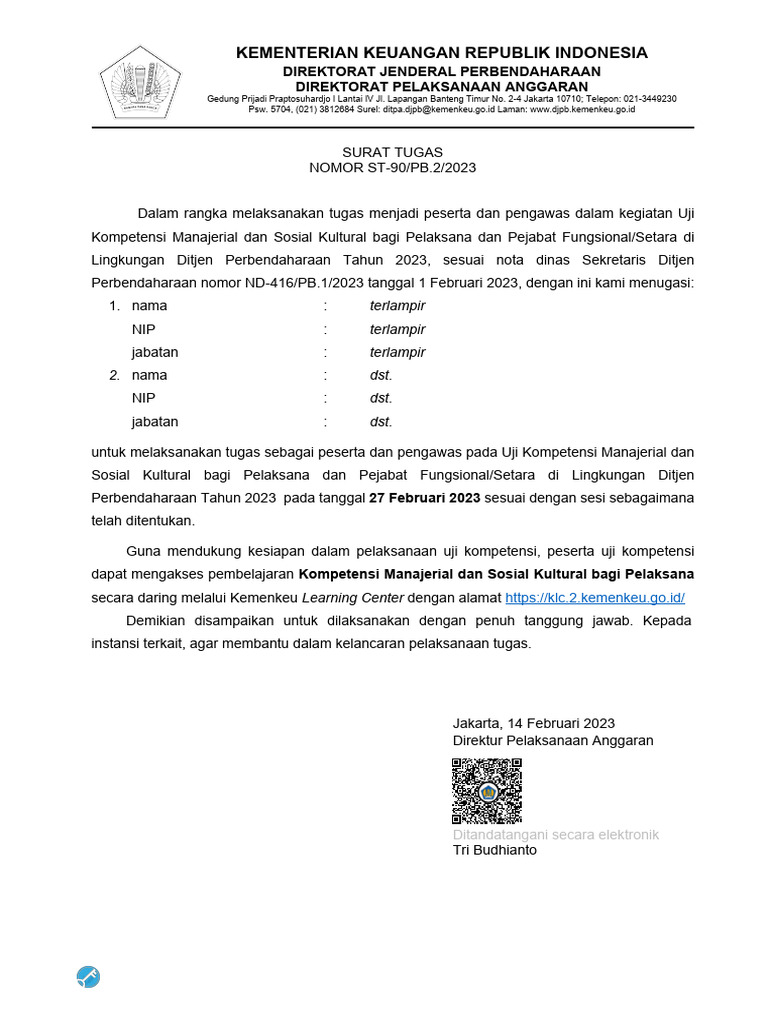 Kementerian Keuangan Republik Indonesia: Terlampir Terlampir Terlampir ...