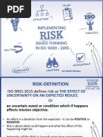 QMS Risk & Opportunity Register | PDF | Risk | Occupational Safety And ...
