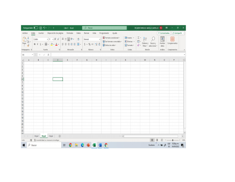 Interfaz de Excel | PDF