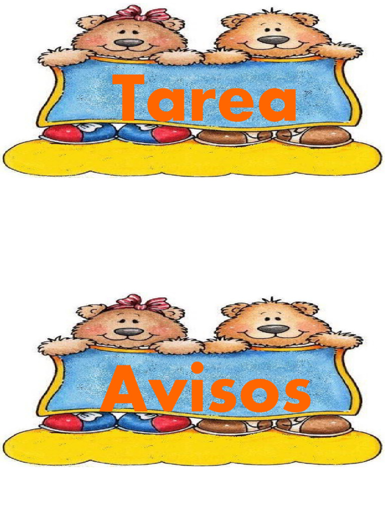 Rotulos Tarea Avisos | PDF