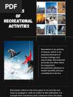 Active and Passive Recreational Activities | PDF | Physical Fitness ...