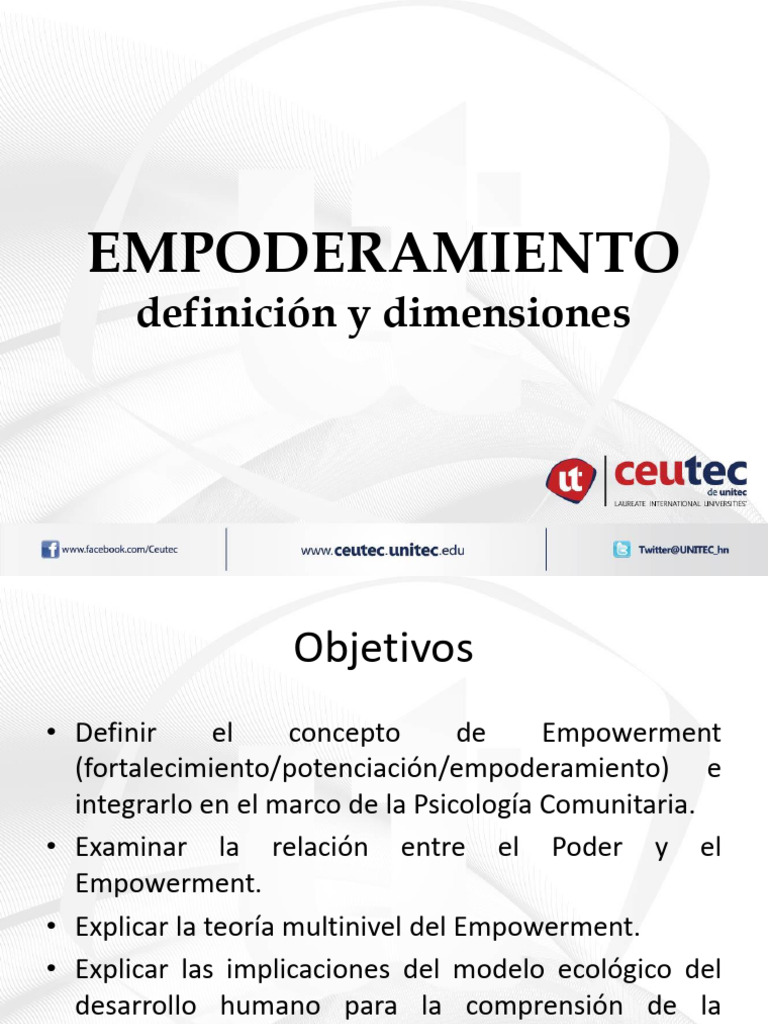 Claves del Empoderamiento Comunitario | PDF | Crecimiento personal y ...