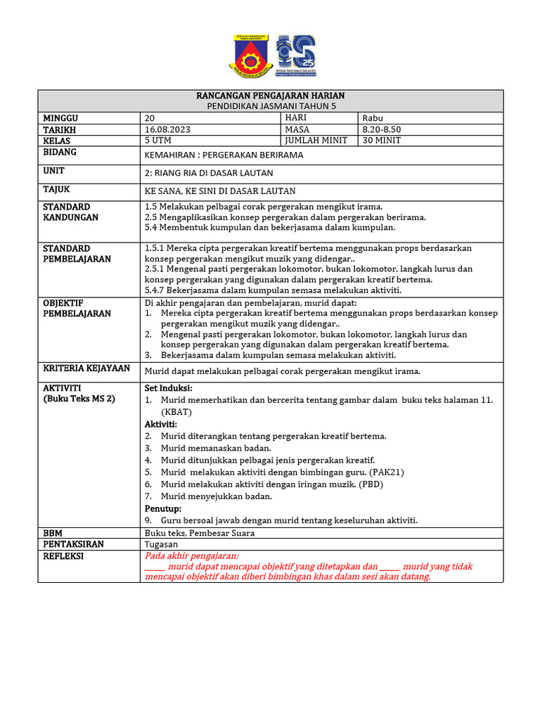 UNIT 2 RIANG RIA DI DASAR LAUTAN (1) | PDF