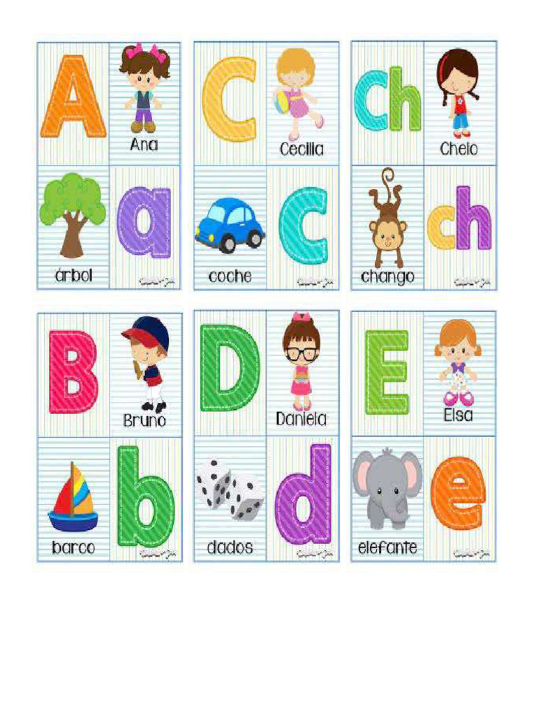 ABECEDARIO Ilustrados | PDF