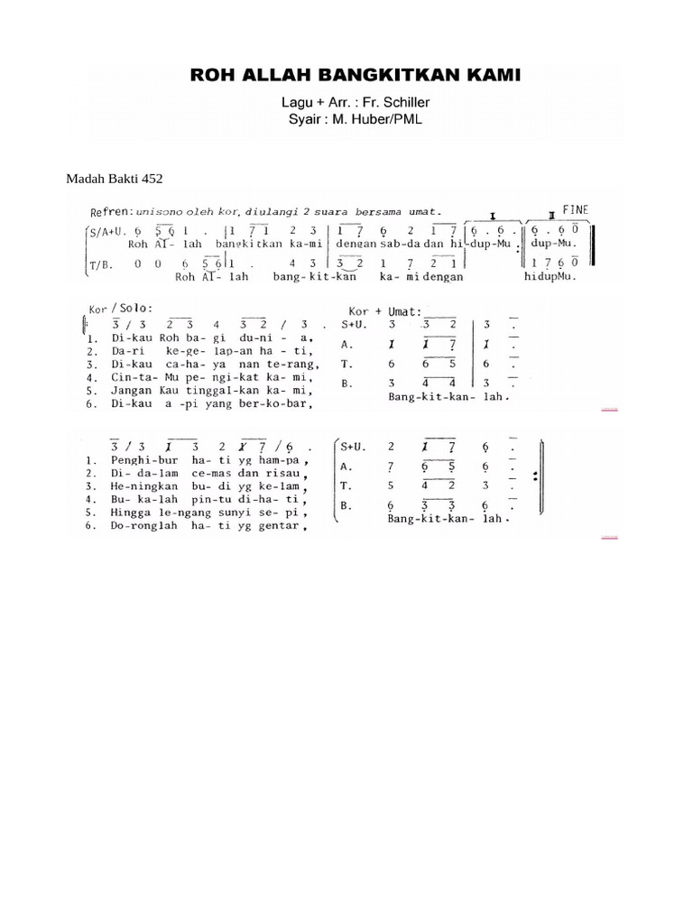 Roh Allah Bangkitkan Kami | PDF