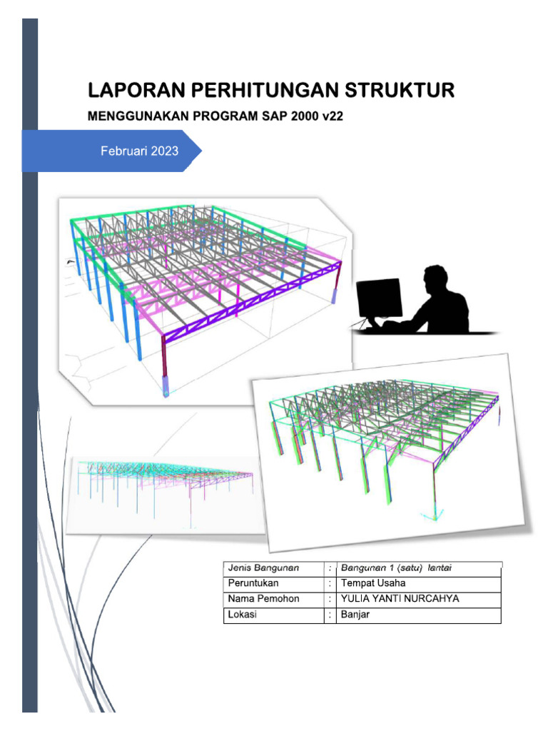Perhitungan Struktur Rangka Atap Baja Ringan | PDF