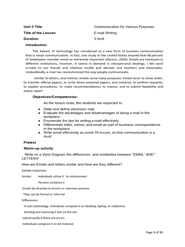 18 Unit 2 Lesson 1 | PDF