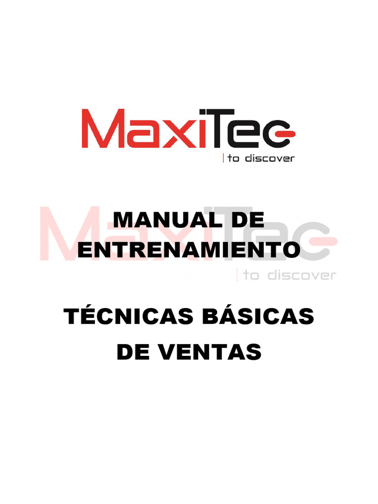Técnicas Básicas de Ventas | PDF