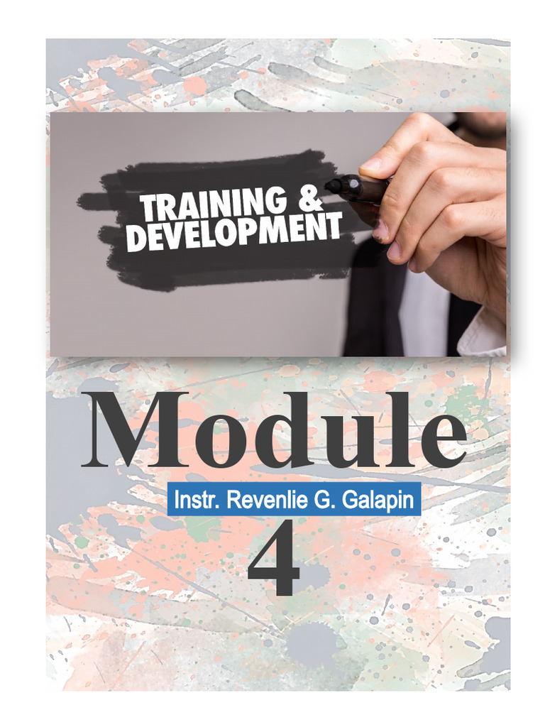 Training and Development Module 6 | PDF | Return On Investment | Evaluation
