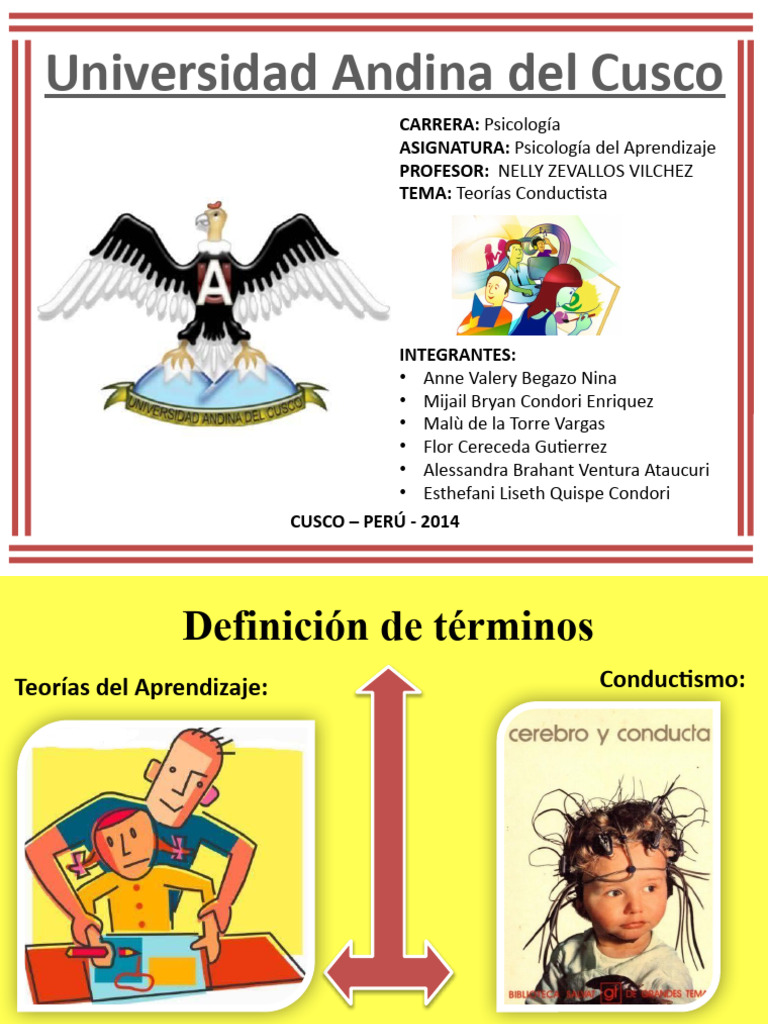 Teoria Conductista | PDF | Behaviorismo | Aprendizaje