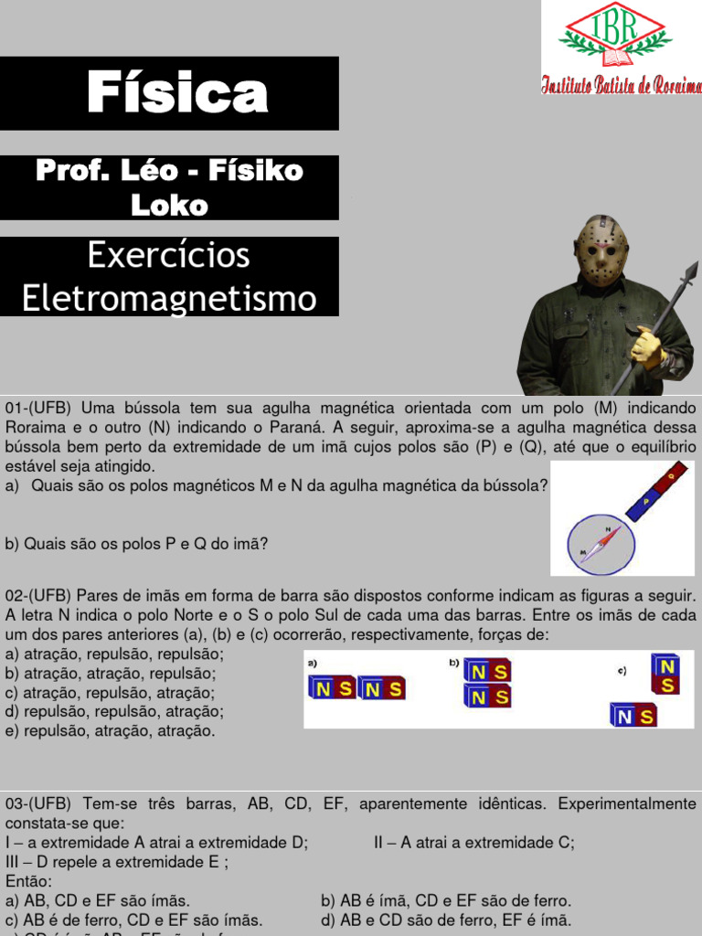 Eletromag Ibr Exercícios | PDF