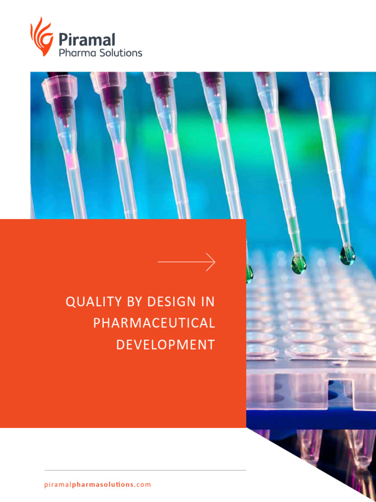 Quality by Design (QBD) in Pharmaceutical Development | PDF