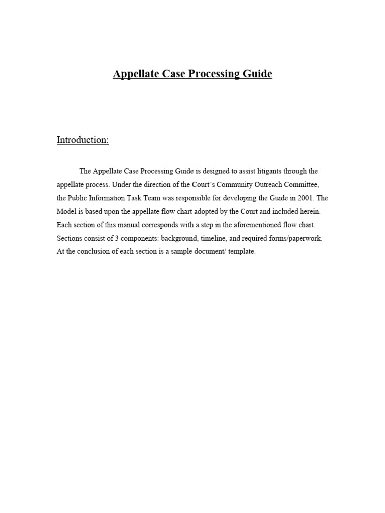 Case Procguide | PDF | Brief (Law) | Appeal Case Procguide | PDF | Brief (Law) | Appeal