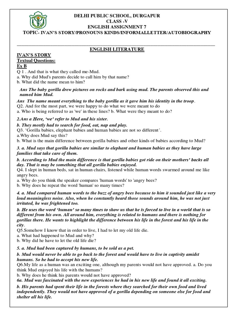 Class_5_Assignment_7_2023-24 | PDF