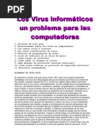 Qué Es Un Virus Informático | PDF | Virus de computadora | Malware