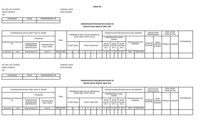 FORM TBC Lap - Inm | PDF