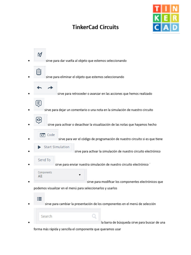 TinkerCad Circuits | PDF