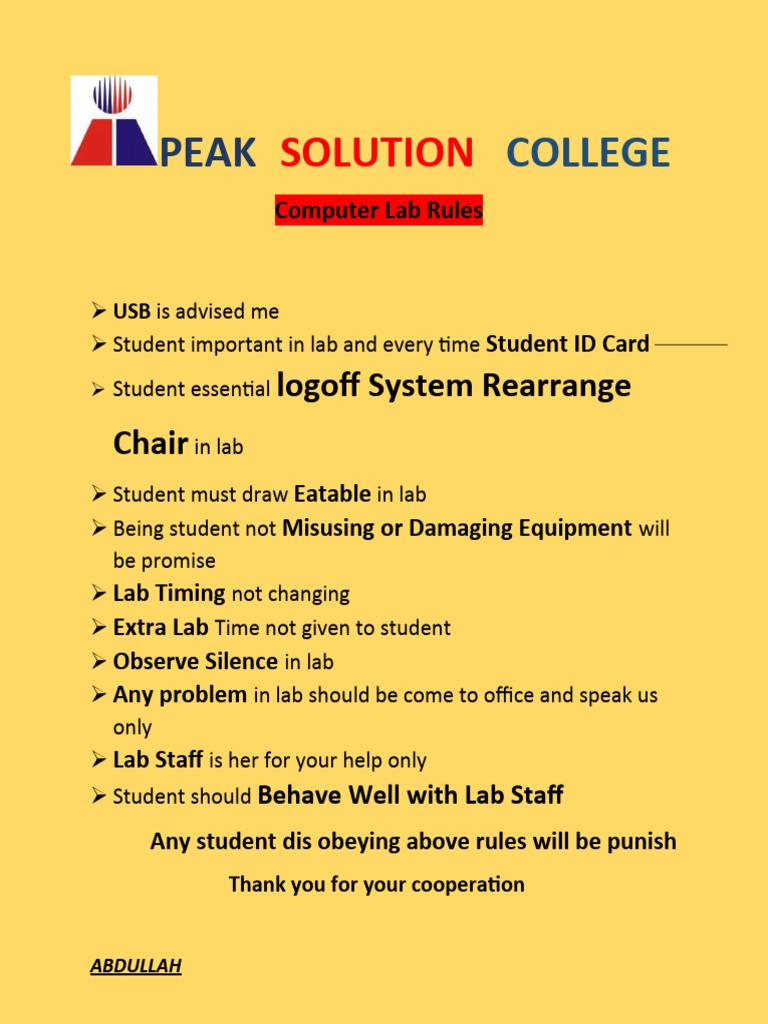 Peak Solution College Lab Page Assigment | PDF | Wellness | Science & Mathematics