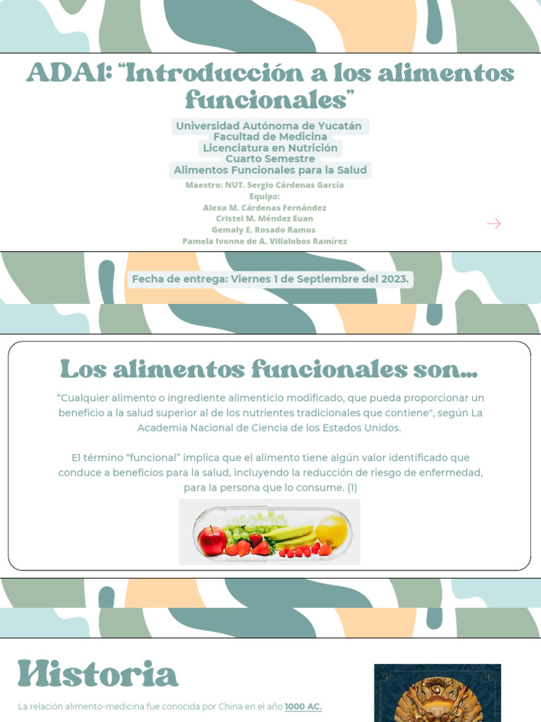 Introduccion A Los Alimentos Funcionales | PDF | Alimentos | Vitamina