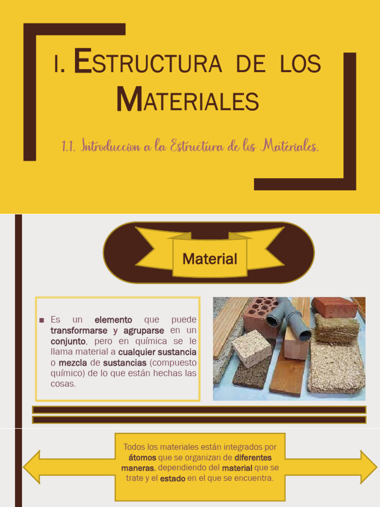 Estructura y Propiedades de Materiales | PDF | Química | Rieles