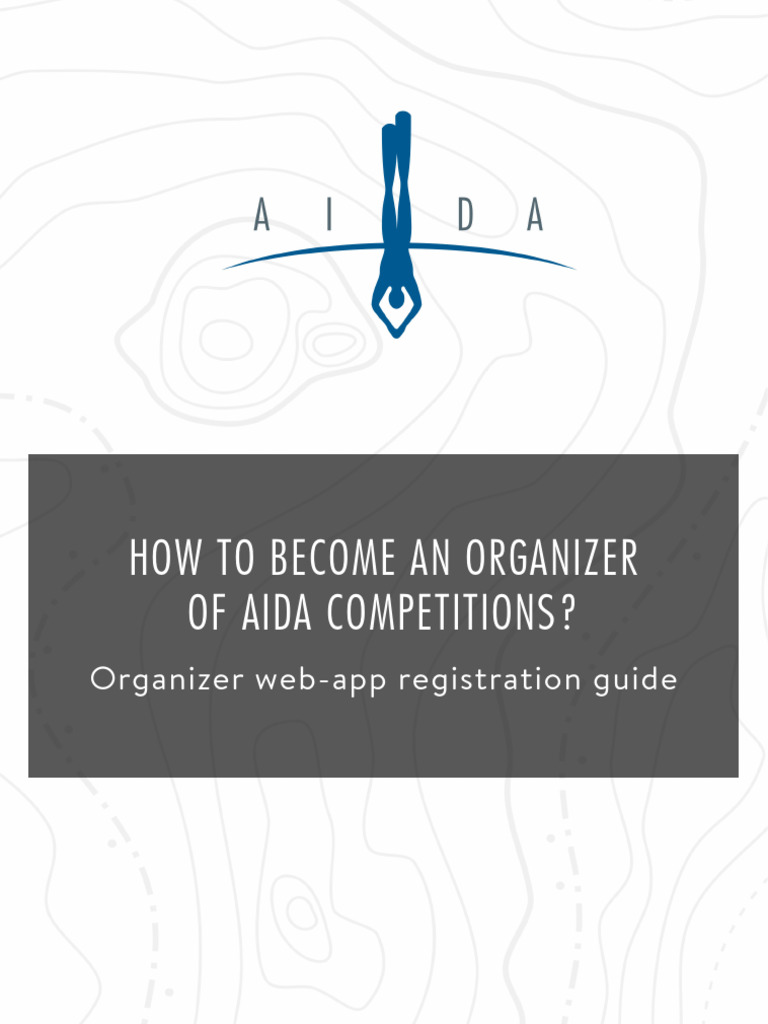 AIDA Organizer Registration Guide | PDF