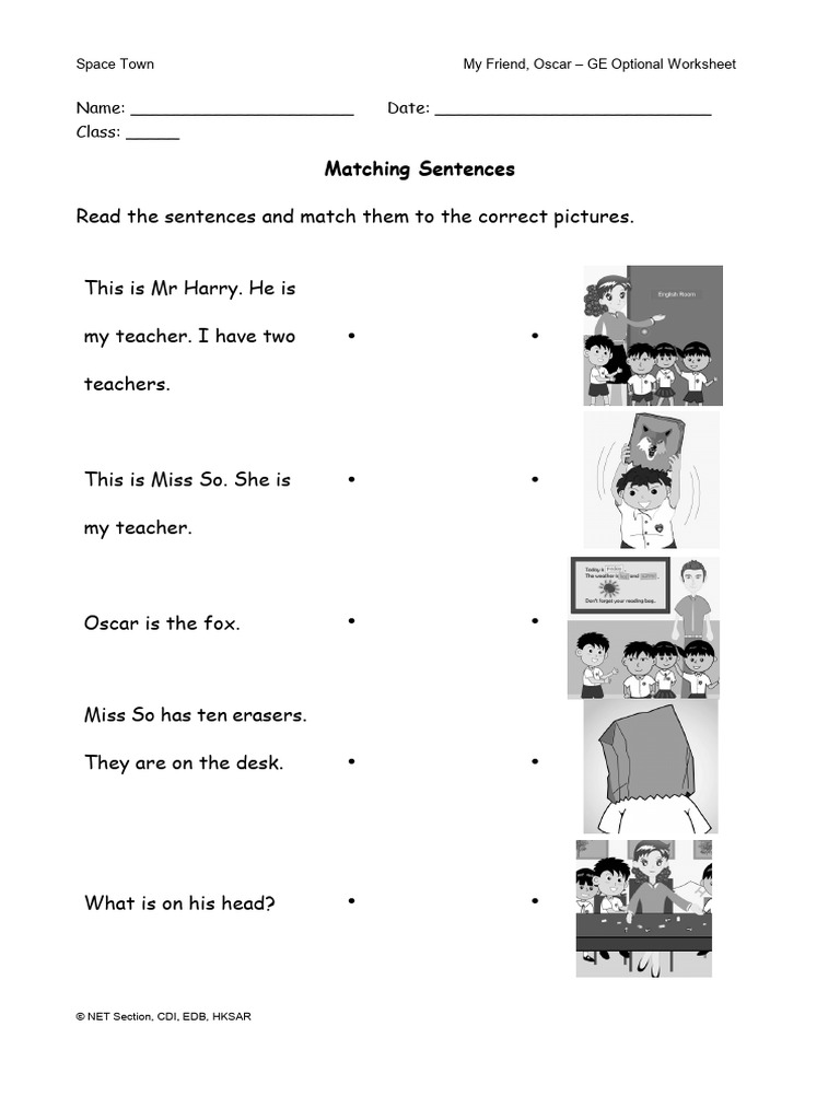 Matching Sentences P.4 | PDF