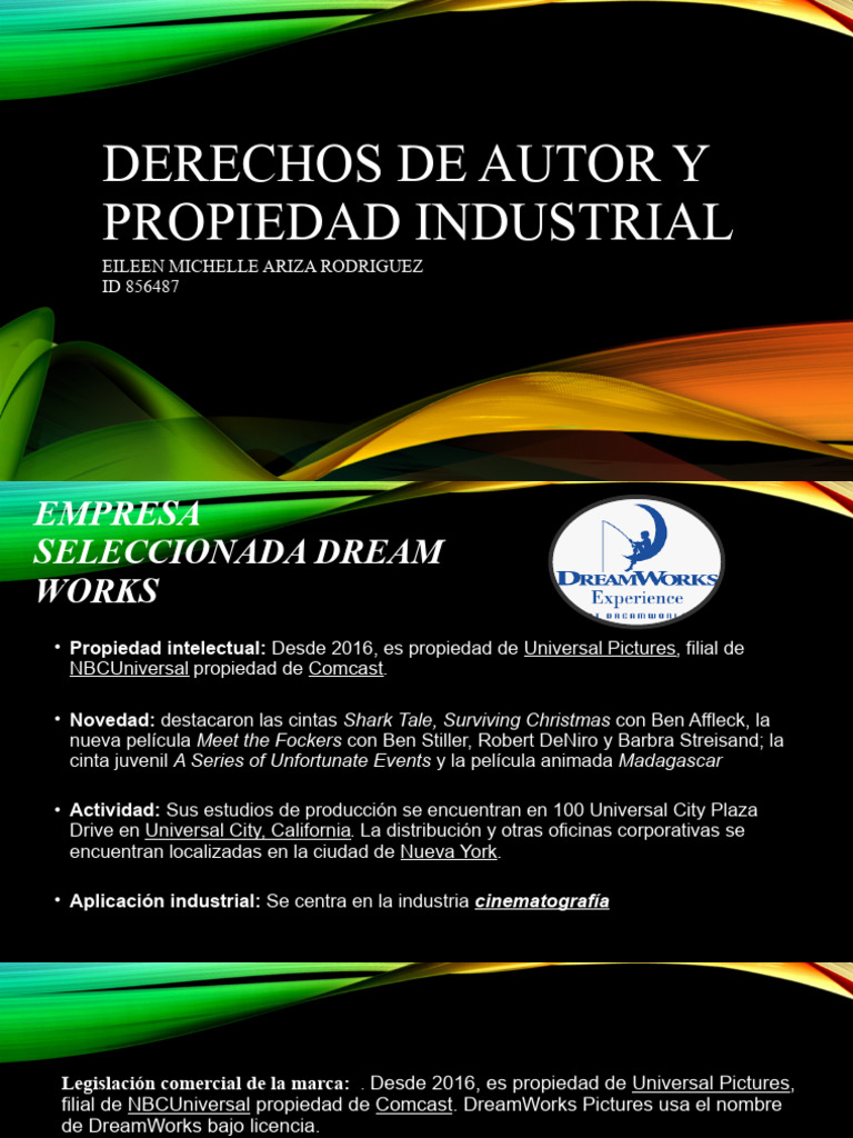 Derechos de Autor en DreamWorks | PDF | Hogar, jardinería y bricolaje