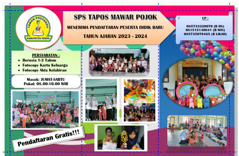 Brosur Tapos 2023-2023 Revisi | PDF