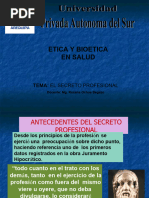 El Secreto Profesional en Enfermeria | PDF