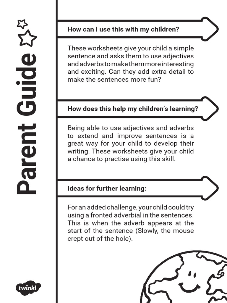 Expanding Sentences with Adjectives | PDF