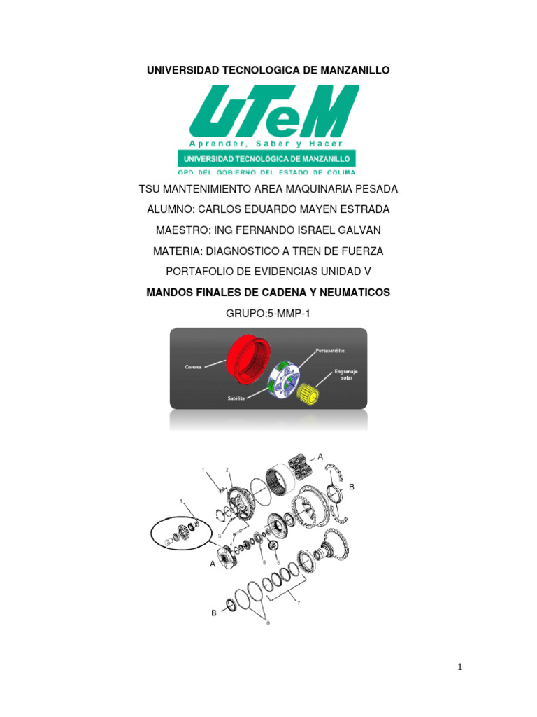 Mandos Finales de Cadena y Neumaticos | PDF