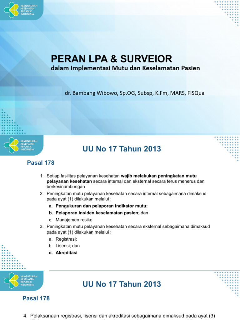 Peran LPA Dan Surveior | PDF