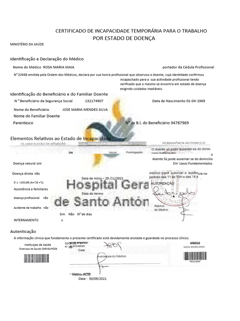 Certificado de Incapacidade Temporária para O Trabalho: Por Estado de ...