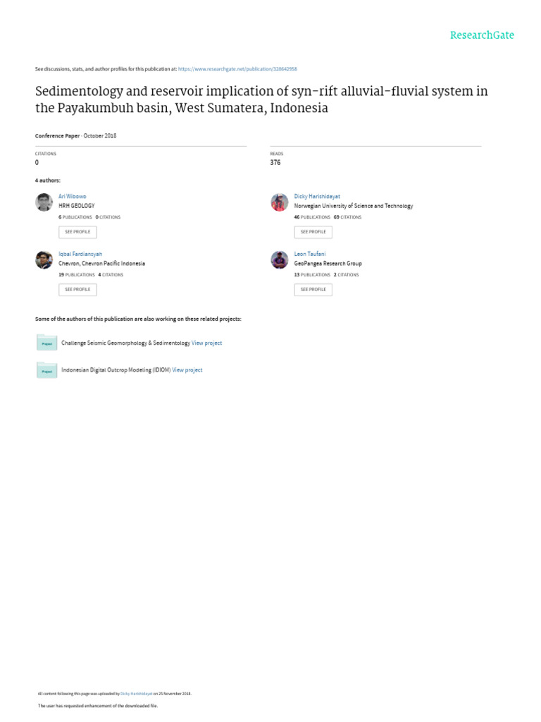 Sedimentology and Reservoir Implication of Early Syn-Rift Alluvial ...