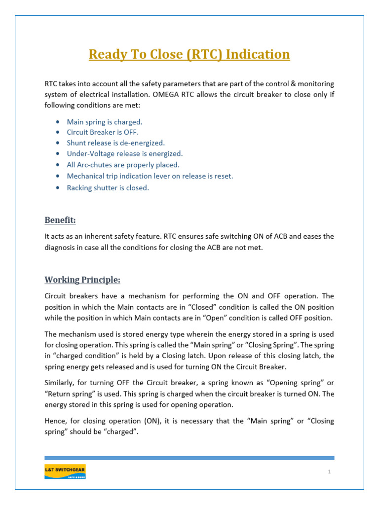 Tech Article - Omega Ready To Close | PDF