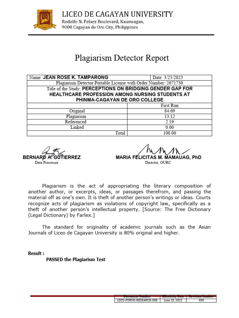 Jean Rose K. Tamparong | PDF