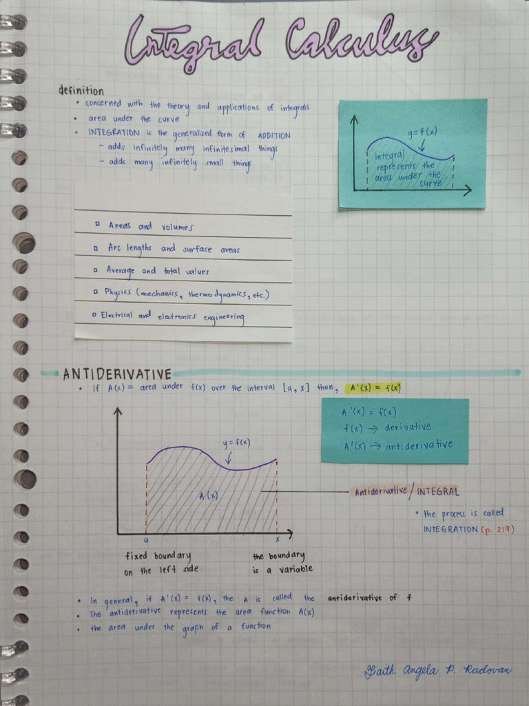 Integral Calculus | PDF