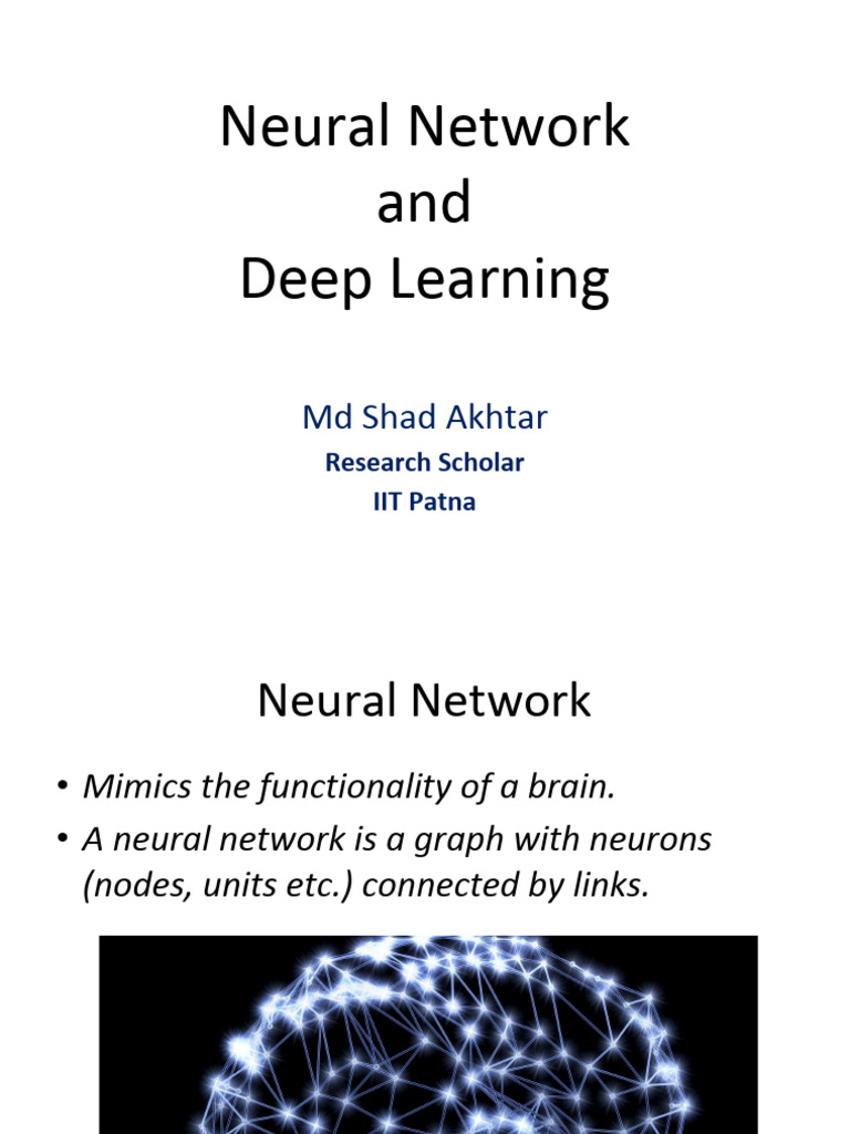NN DL | Download Free PDF | Artificial Neural Network | Computational Neuroscience