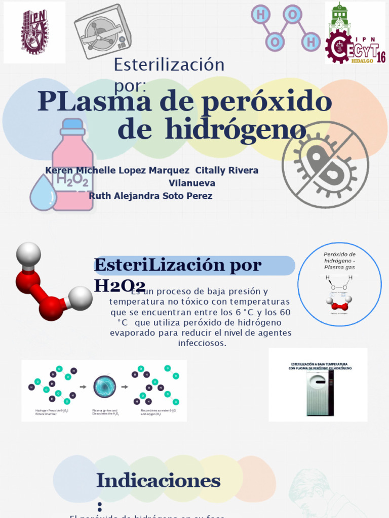 Plasma de Peróxido de Hidrógeno | PDF | Esterilización (Microbiología ...